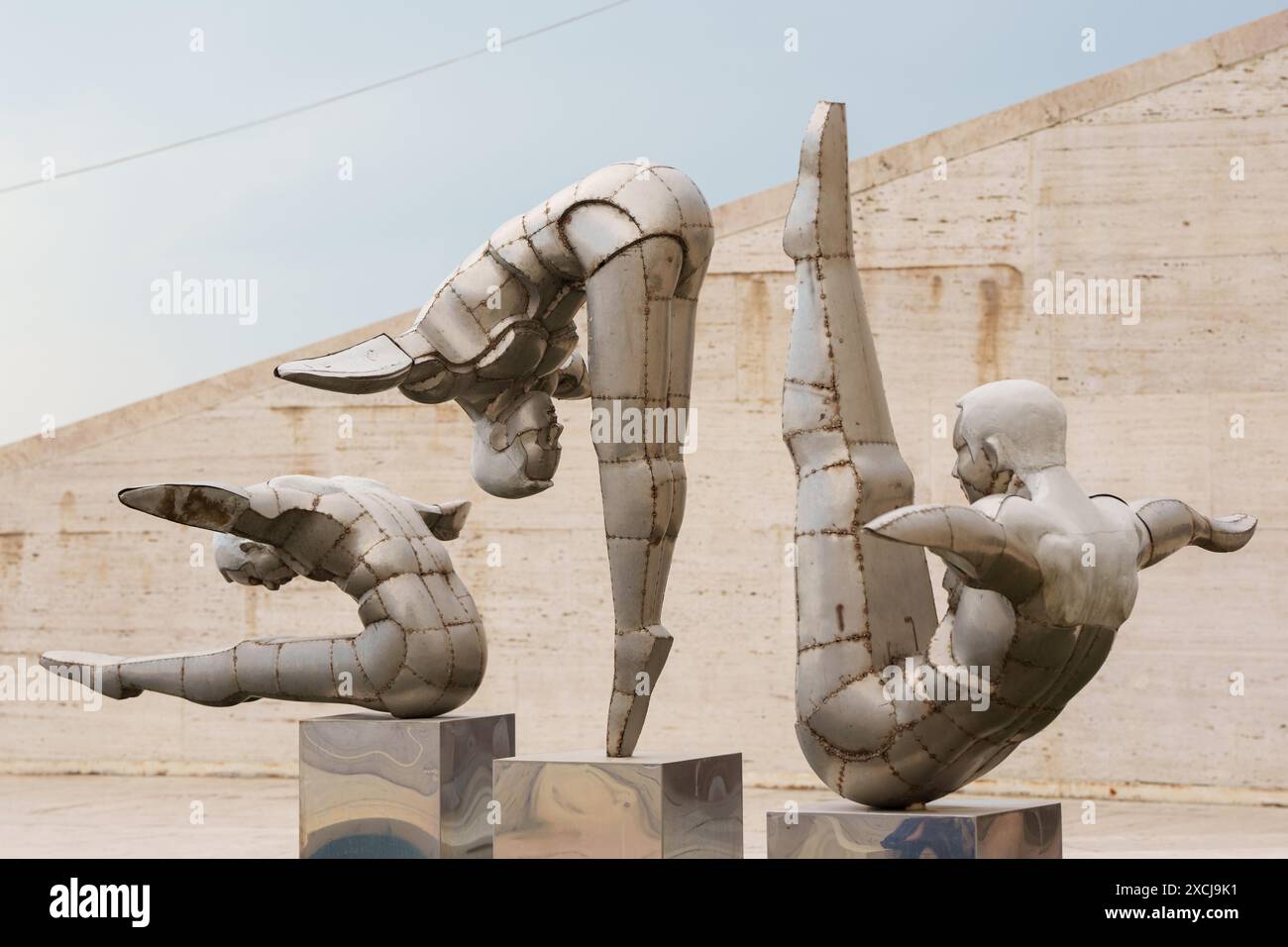 3 Divers Sculpture, Cascade Complex, Yerevan, Armenia Stock Photo - Alamy