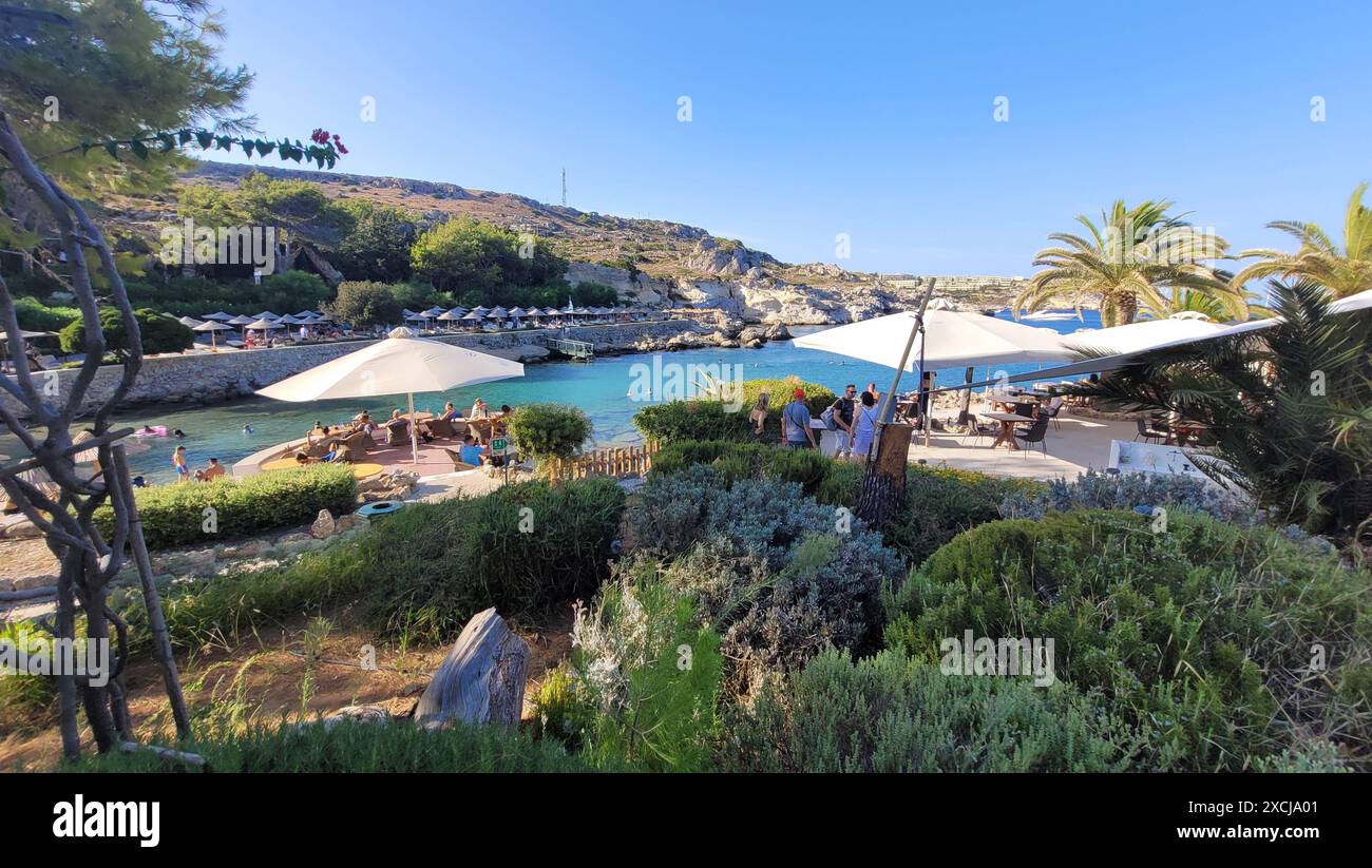 Therme von Kallithea, Quelle von Kallithea, Insel Rhodos, Griechenland ...