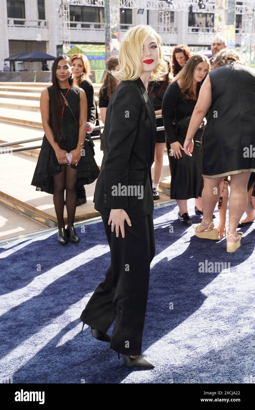 Ny. 16th June, 2024. Elle Fanning at arrivals for The 77th Annual Tony ...