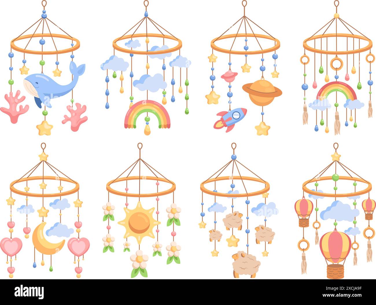 Baby Mobile Clip Art