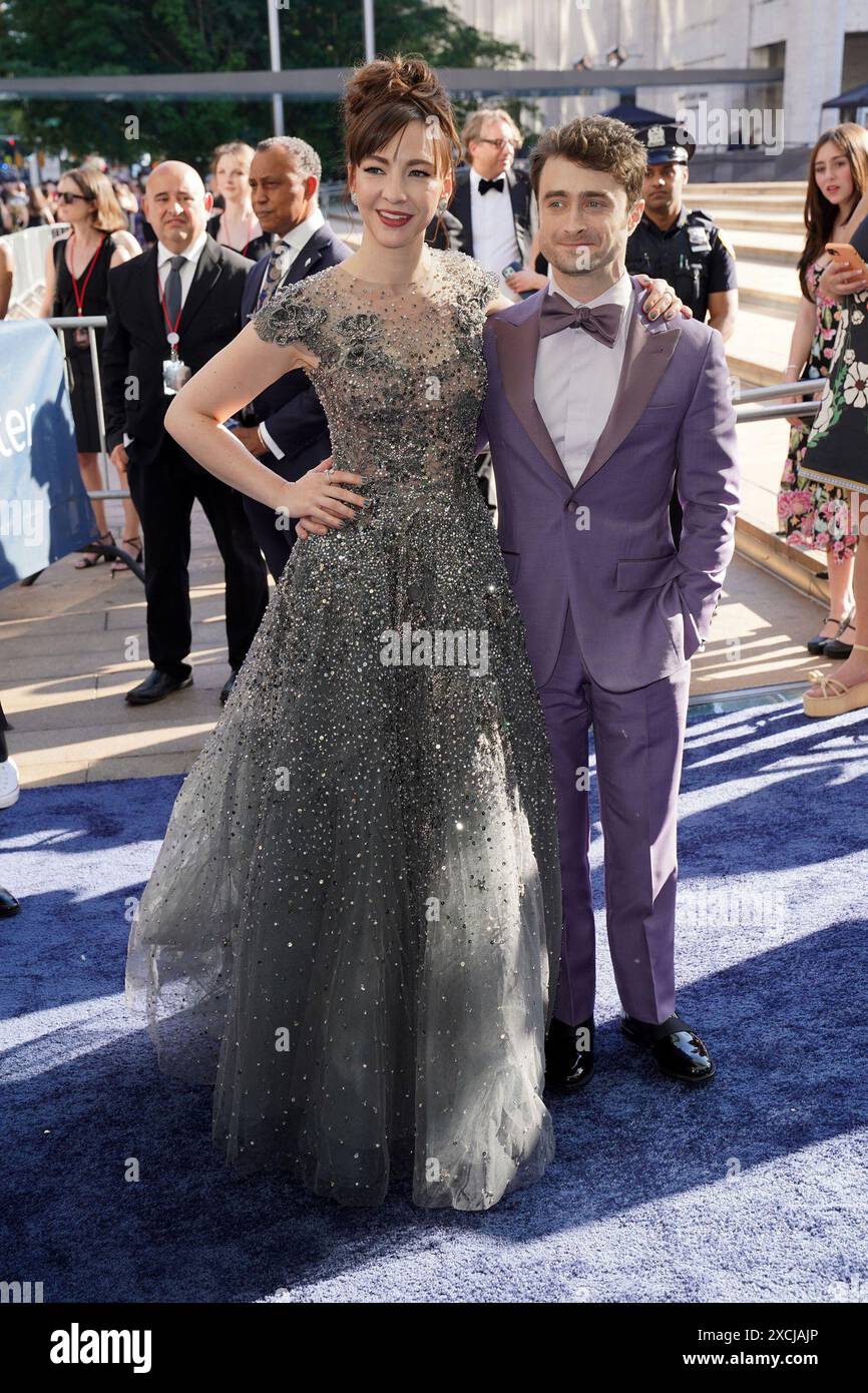 Ny. 16th June, 2024. Erin Darke, Daniel Radcliffe at arrivals for The ...