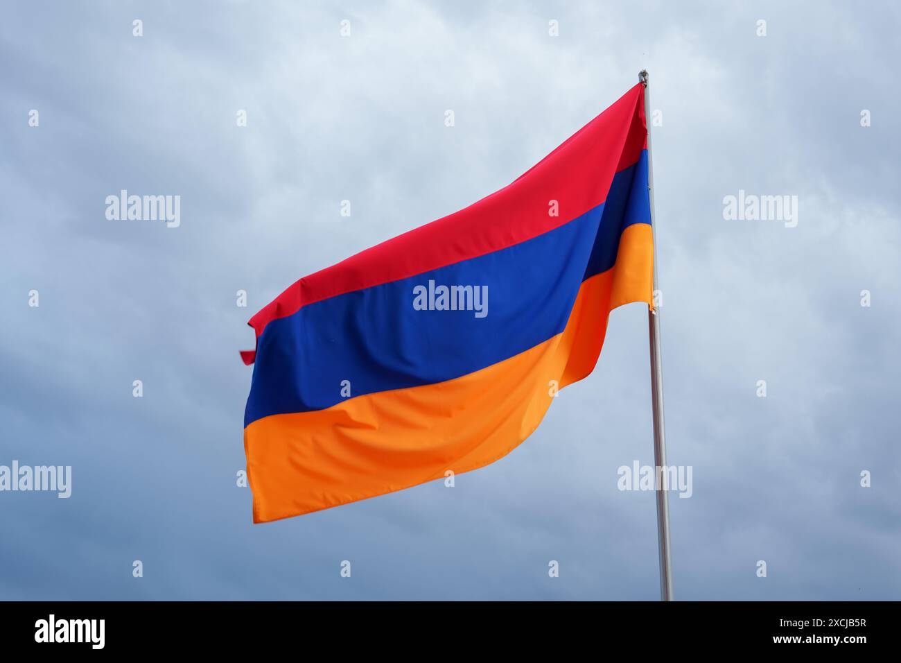 National flag of Armenia Stock Photo - Alamy