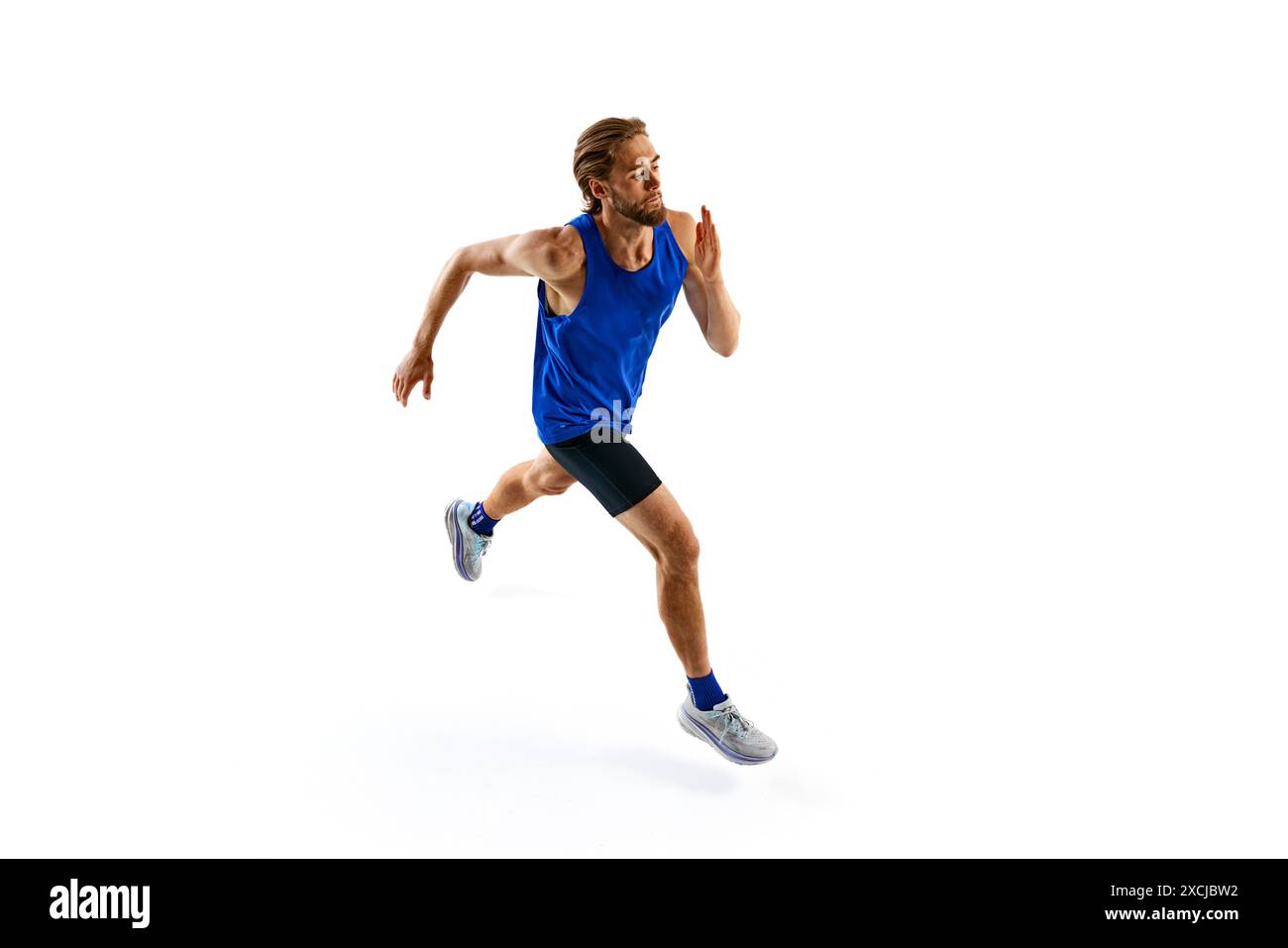 Energetic sporty marathon speed Cut Out Stock Images & Pictures - Alamy