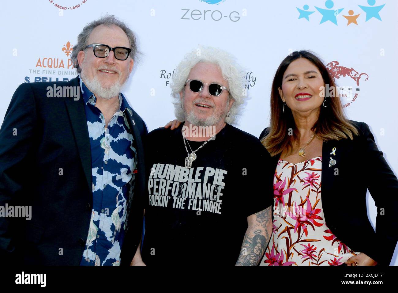 Ca. 15th June, 2024. Matt Asner, Steve Lukather, Navah Paskowitz-Asner ...