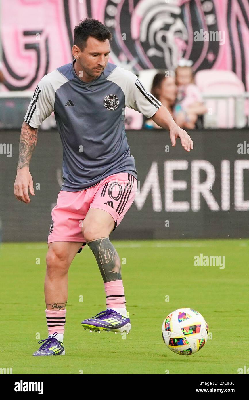 Lionel messi june 2024 miami hi-res stock photography and images - Alamy
