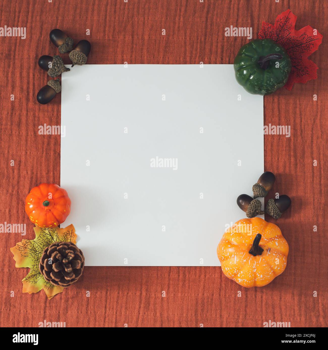 Creative trendy autumn or fall layout made with colorful fallen leaves ...