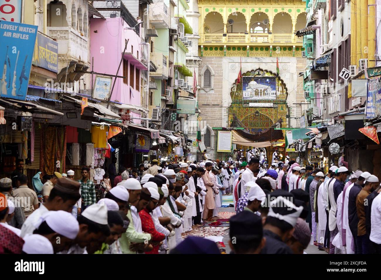 Ajmer, Indonesia. 17th June, 2024. Indian Muslims offer Eid al-Adha ...