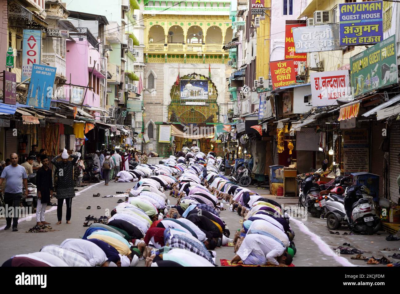 Ajmer, Indonesia. 17th June, 2024. Indian Muslims offer Eid al-Adha ...