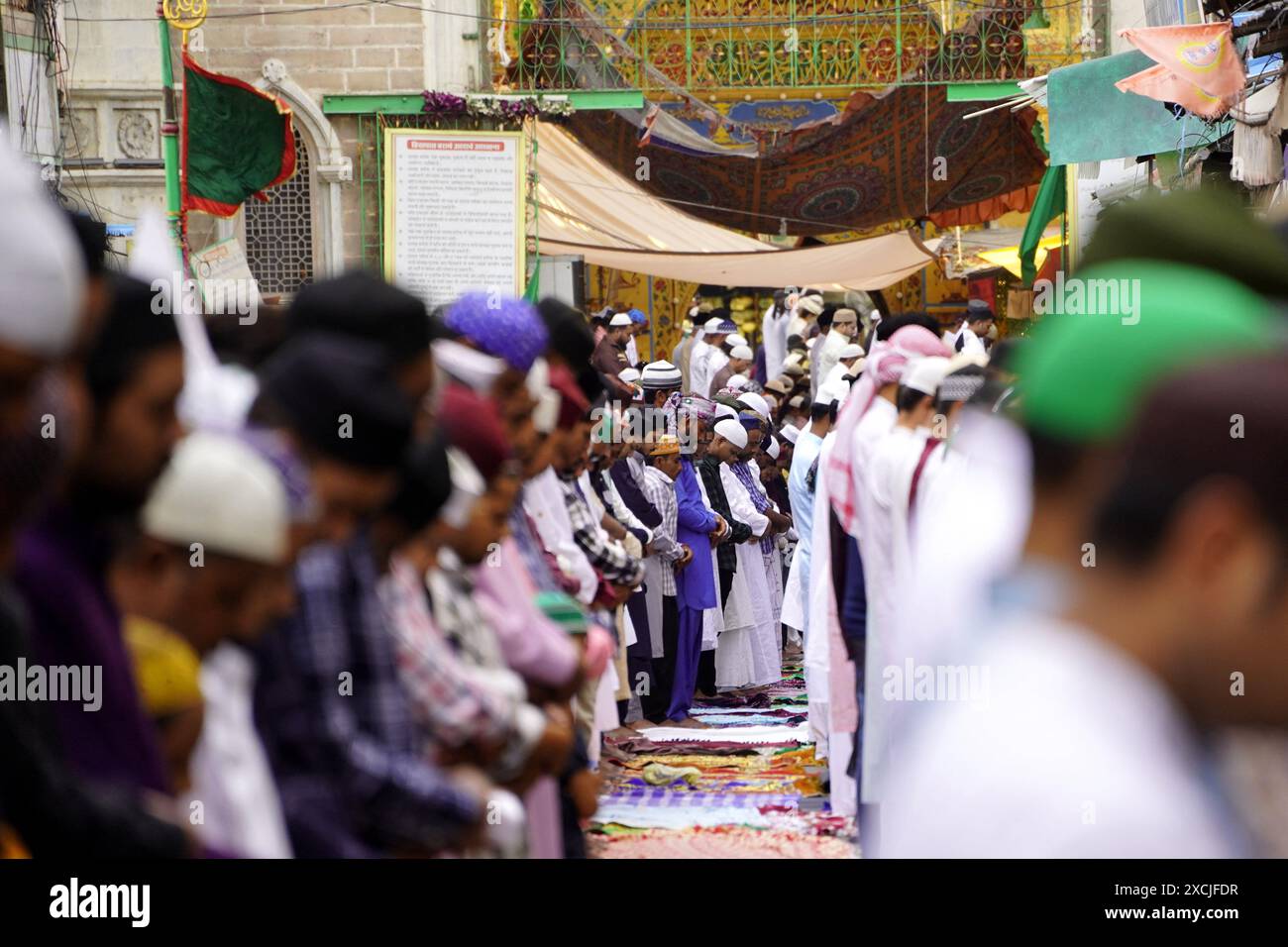 Ajmer, Indonesia. 17th June, 2024. Indian Muslims offer Eid al-Adha ...