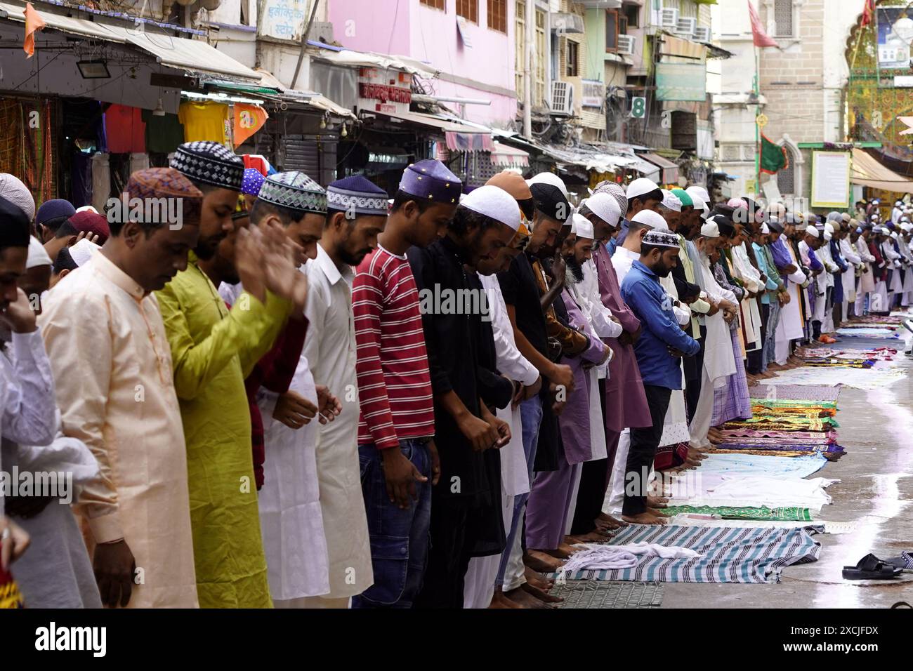 Ajmer, Indonesia. 17th June, 2024. Indian Muslims offer Eid al-Adha ...