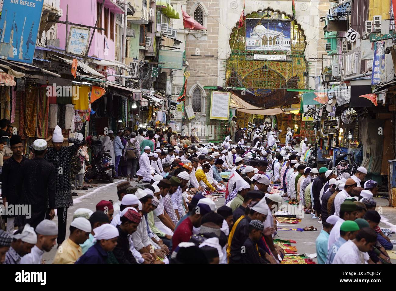 Ajmer, Indonesia. 17th June, 2024. Indian Muslims offer Eid al-Adha ...