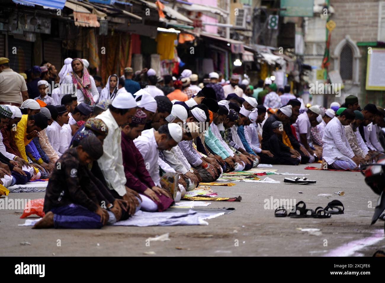 Ajmer, Indonesia. 17th June, 2024. Indian Muslims offer Eid al-Adha ...