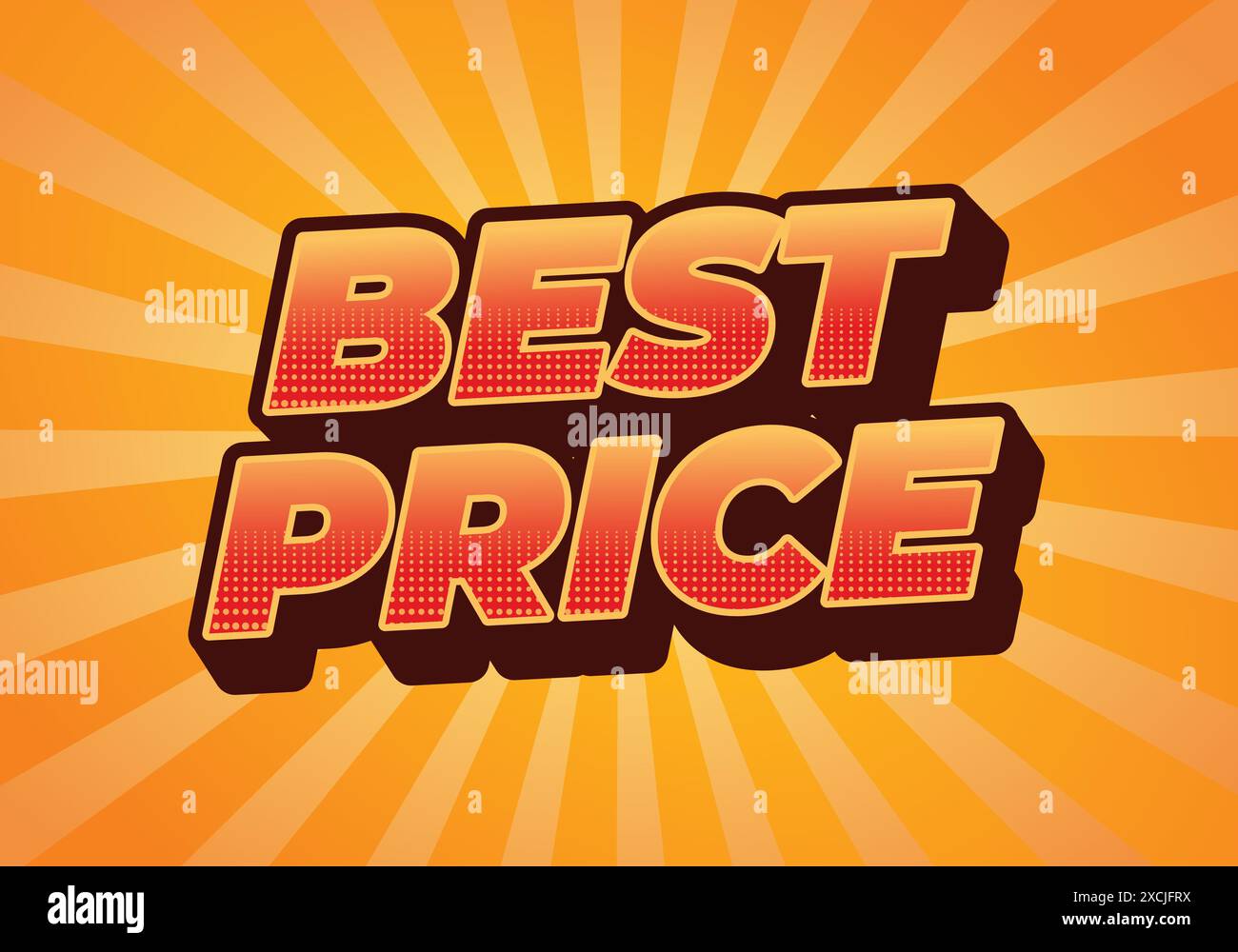 Best price. Text effect design in 3D style with good colors Stock ...