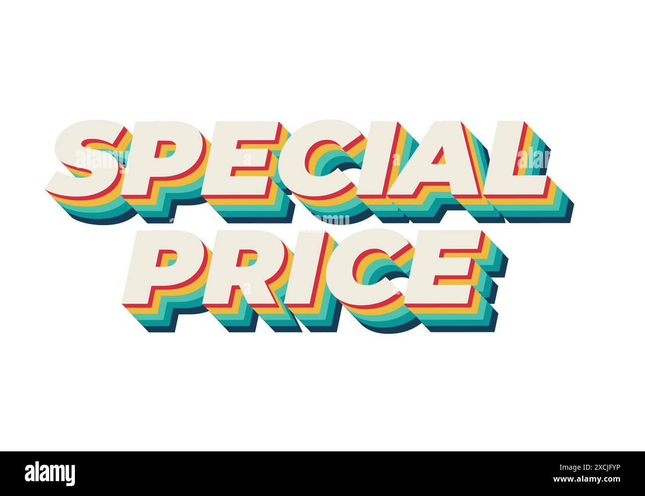 Special price text effect Stock Vector Images - Alamy