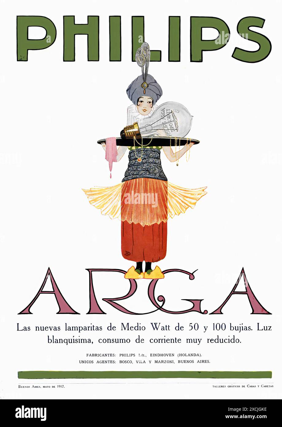 Ad for Philips Arga lightbulb, Plus Ultra magazine, May 1917. - Vintage ...