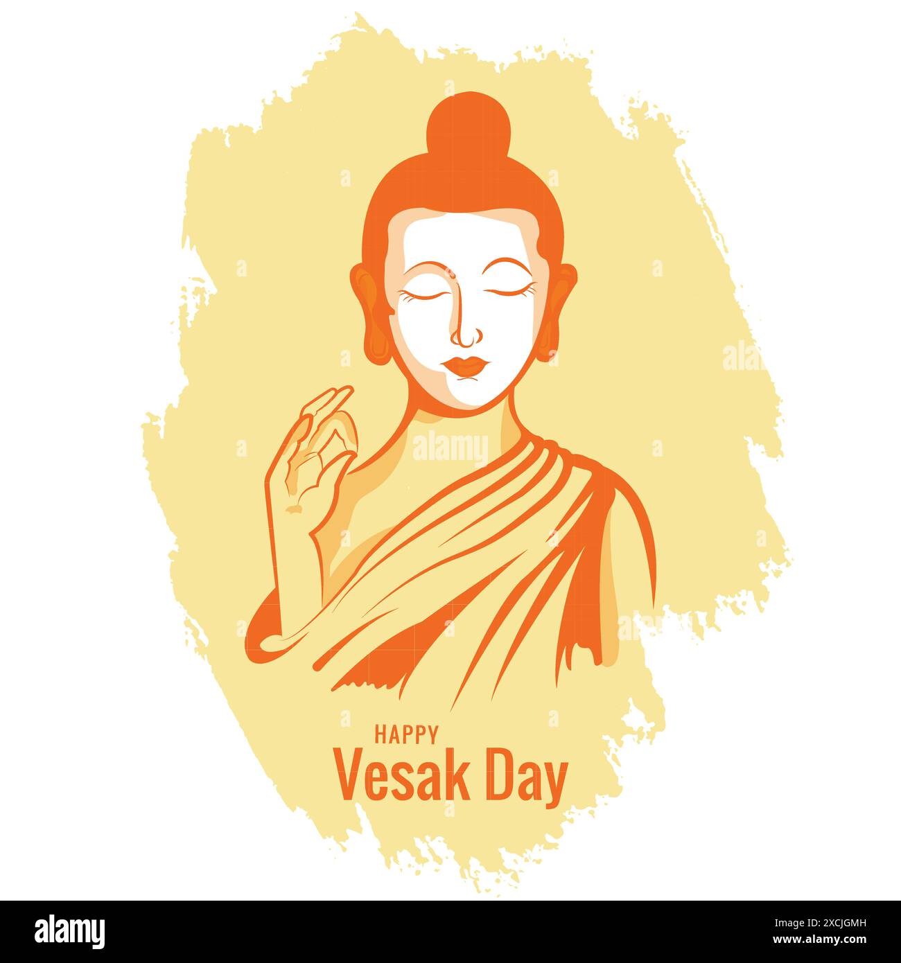 Illustration for happy vesak day card background Stock Vector Image ...