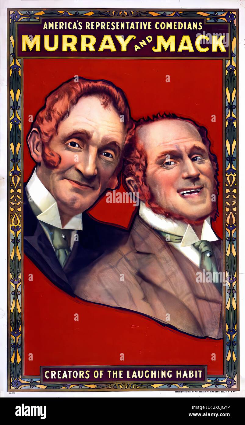 America’s Representative Comedians, Murray and Mack, Creators of the ...