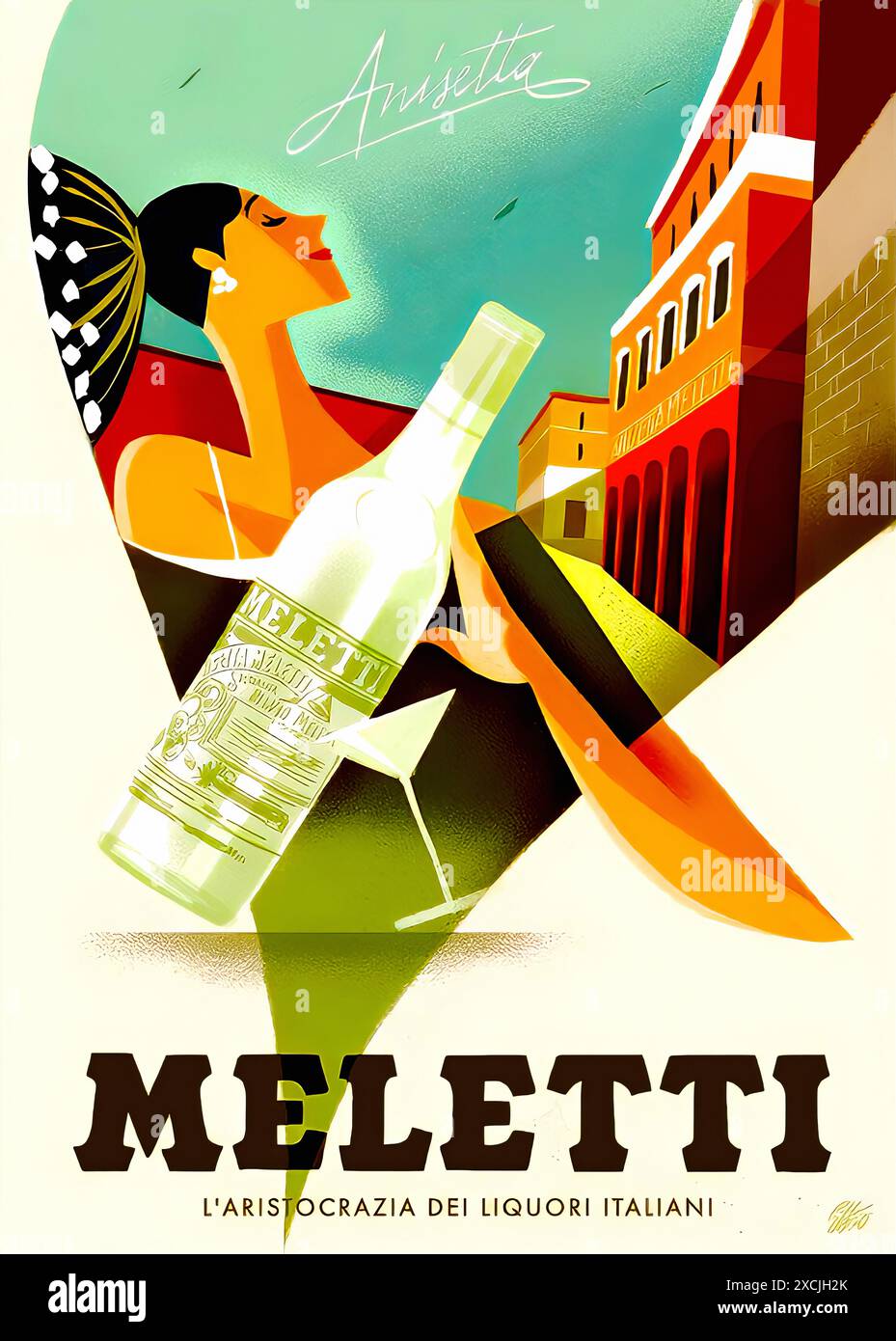 Anisetta vintage poster hi-res stock photography and images - Alamy