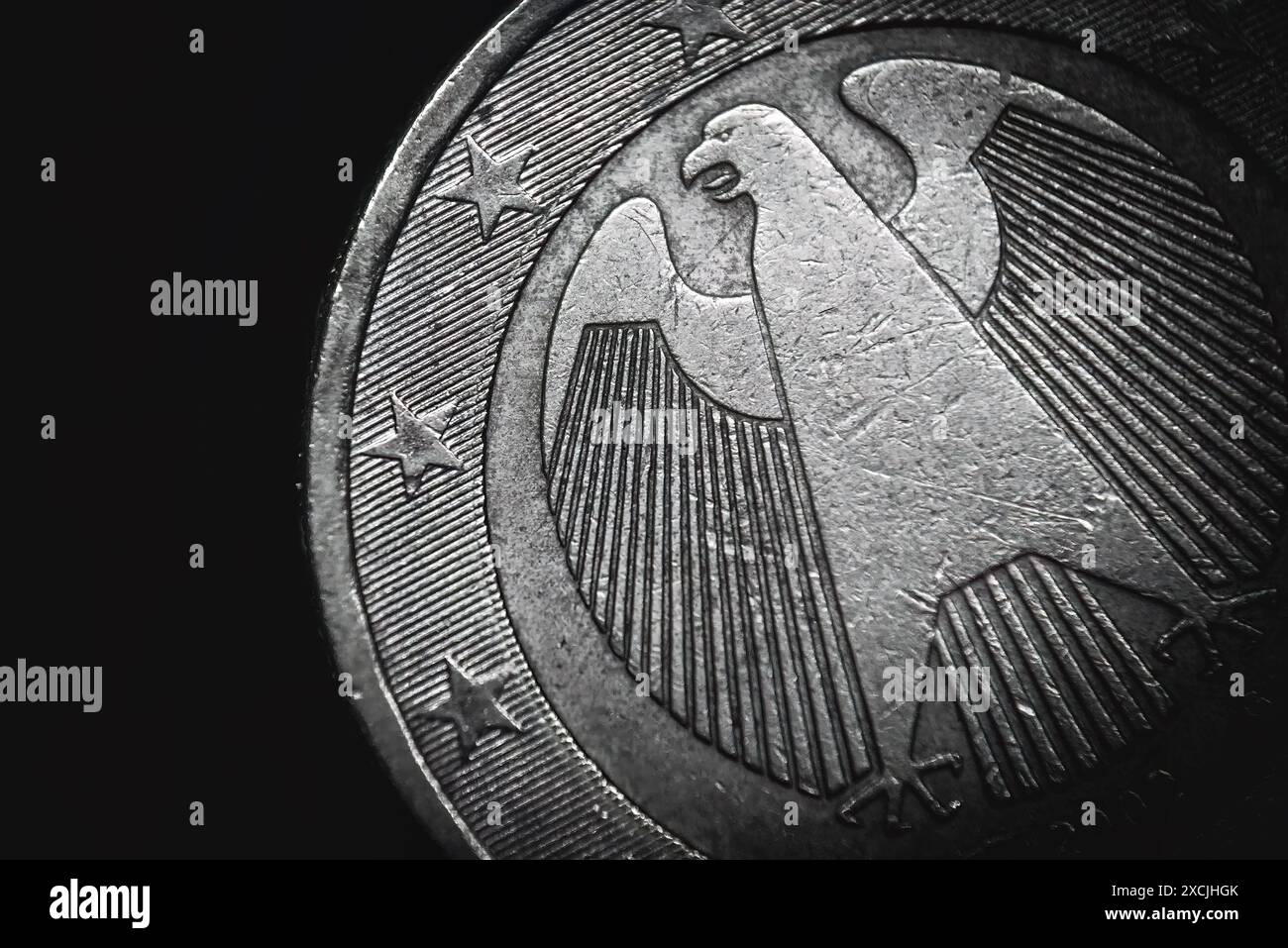 German euro coin. Business concept Stock Photo - Alamy