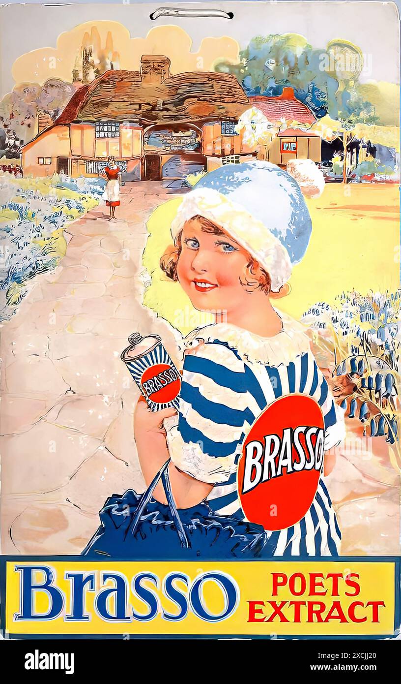 Brasso advertising poster hi-res stock photography and images - Alamy