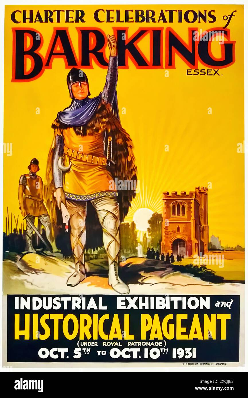 Charter Celebrations of Barking, Essex, Industrial Exhibition and ...