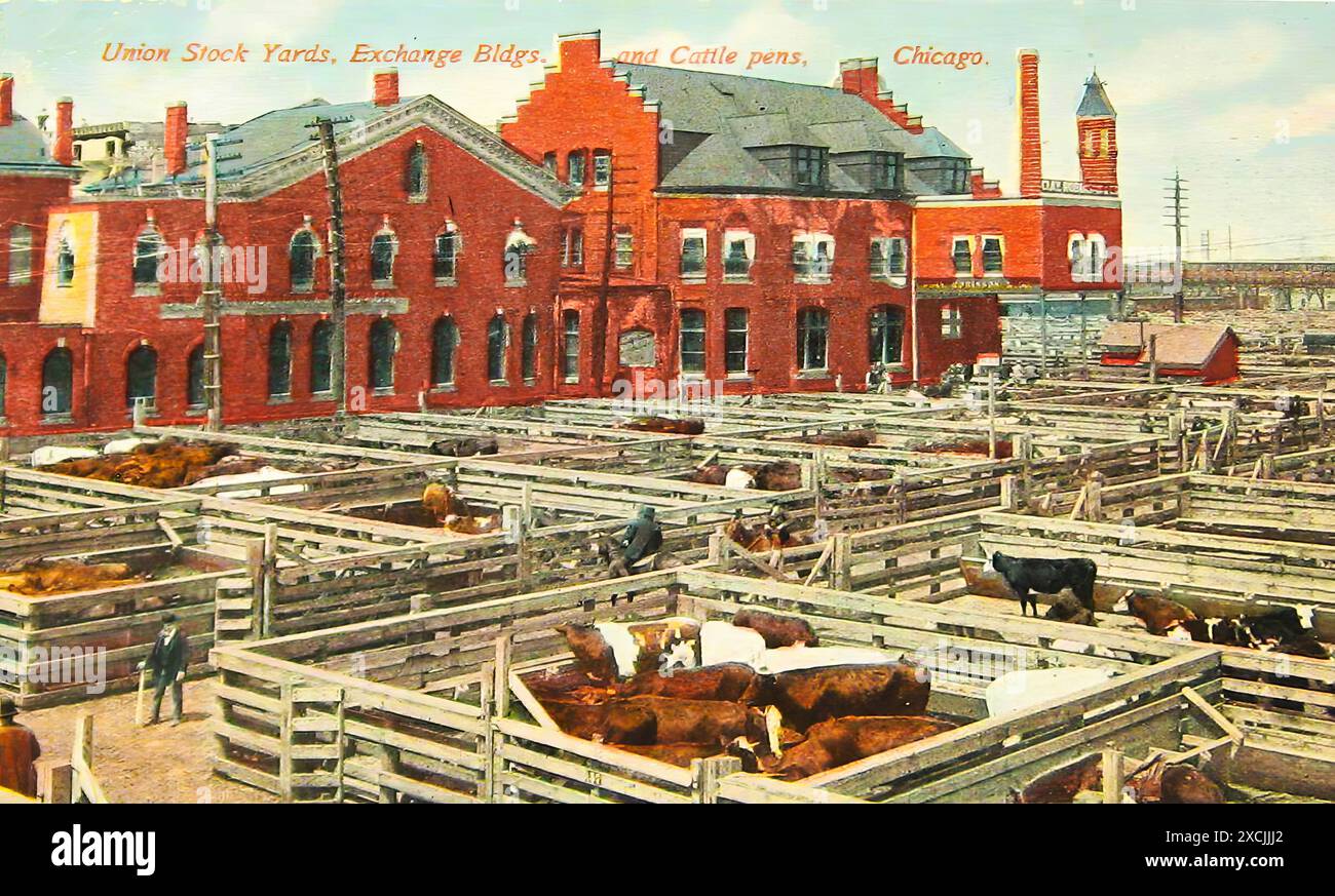 Chicago union stock yards hi-res stock photography and images - Alamy