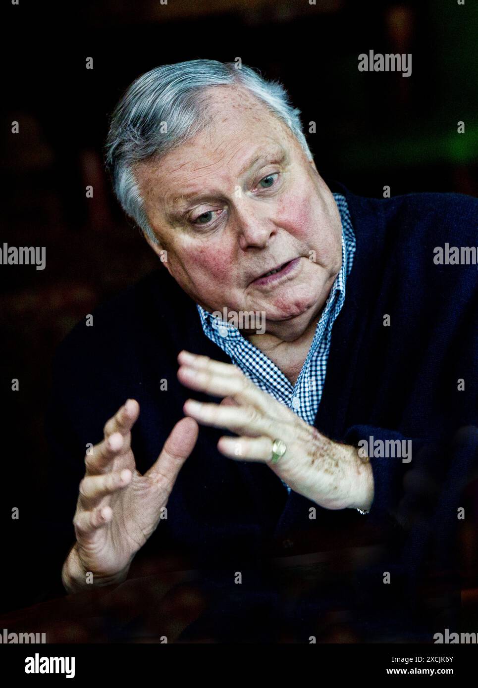 Peter Alliss - Golf Commentator Stock Photo - Alamy