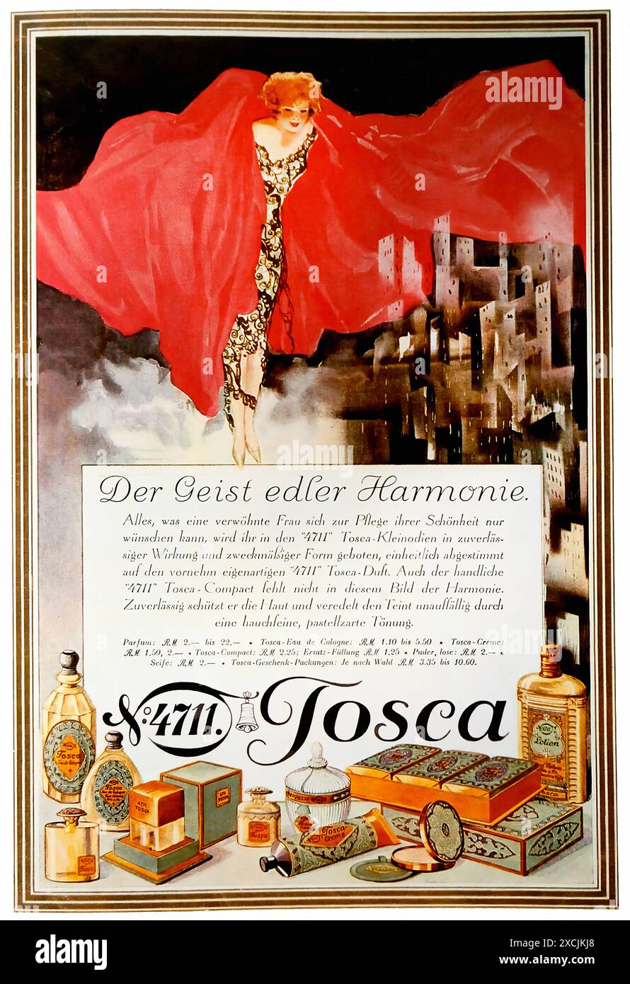 Tosca vintage poster hi-res stock photography and images - Alamy