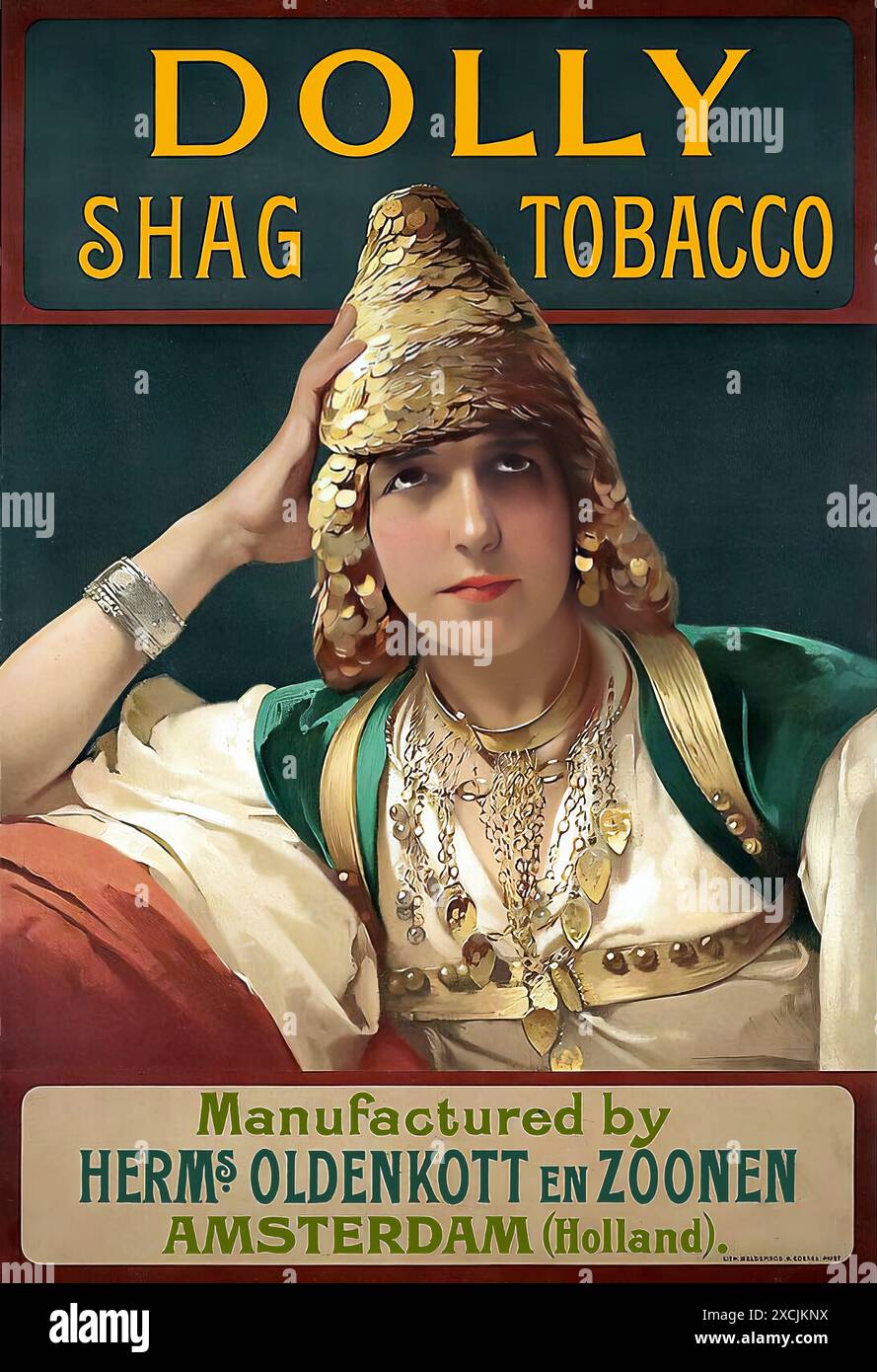 Dolly Shag Tobacco, Herms. Olenkott en Zoonen, Amsterdam, c. 1900s ...