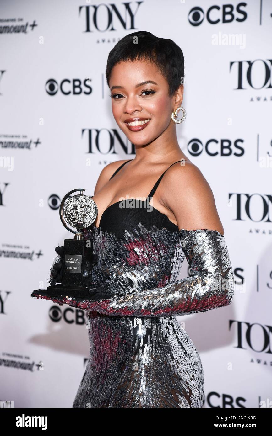 New York, USA. 17th June, 2024. Maleah Joi Moon posing in the press ...