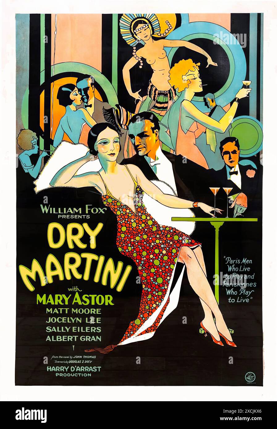 Martini poster vintage Cut Out Stock Images & Pictures - Alamy