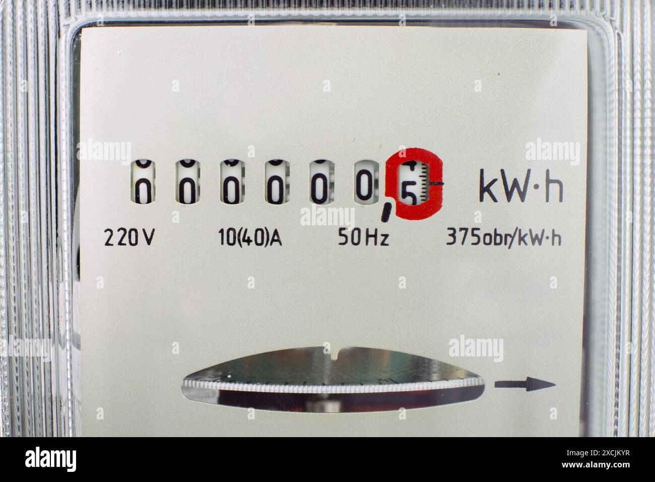 Electric Meter Display, Concept of Rising Power Bills Stock Photo - Alamy