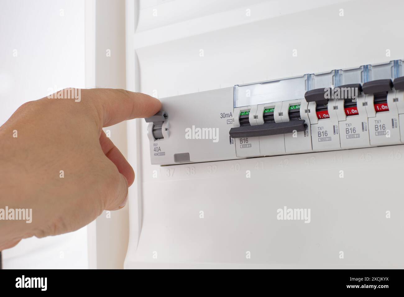 Circuit breaker panel hi-res stock photography and images - Alamy