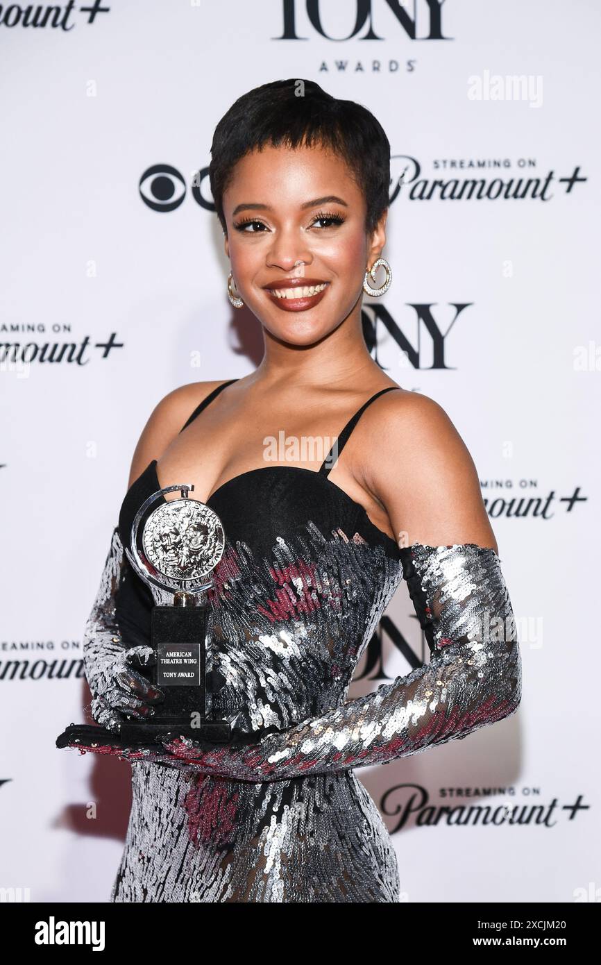 New York, USA. 17th June, 2024. Maleah Joi Moon posing in the press ...