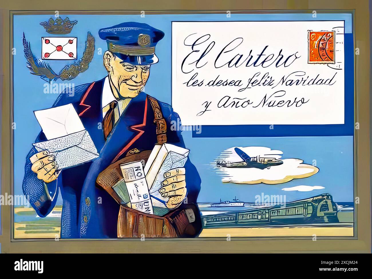 Feliz navidad poster hi-res stock photography and images - Alamy