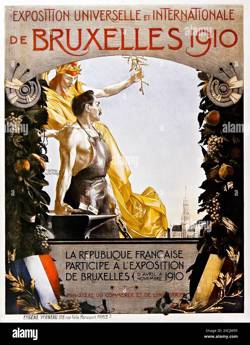 Exposition Universelle et Internationale de Bruxelles, 1910. - Vintage ...