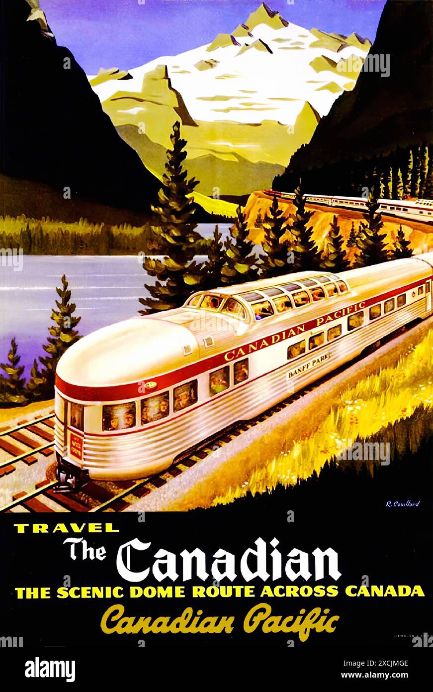 Travel the Canadian, The Scenic Dome Route across Canada. - Vintage ...