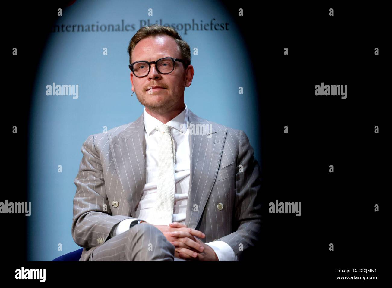 Philosoph und Autor Markus Gabriel auf der Phil.Cologne 2024 ...