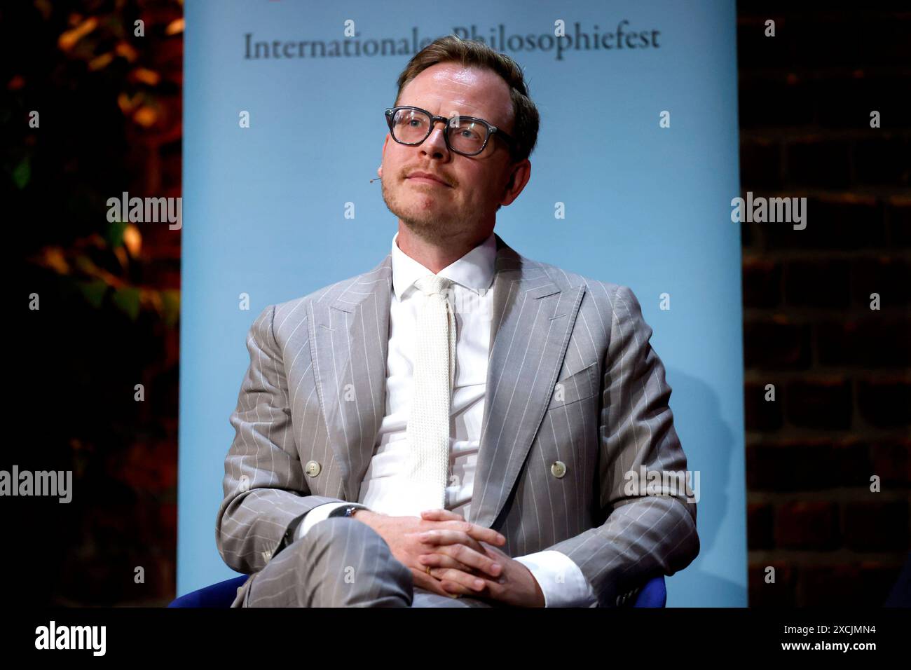 Philosoph und Autor Markus Gabriel auf der Phil.Cologne 2024 ...