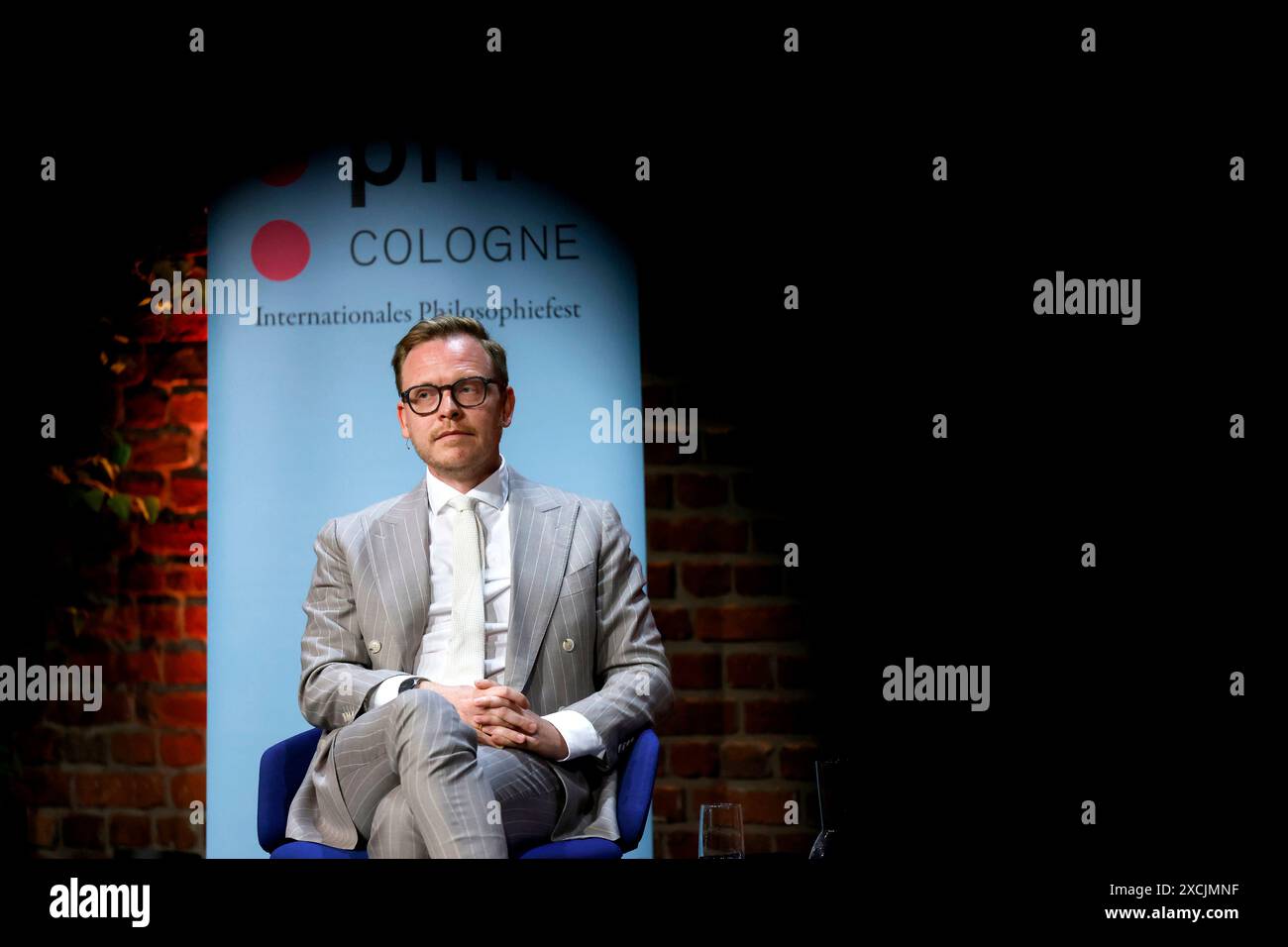 Philosoph und Autor Markus Gabriel auf der Phil.Cologne 2024 ...