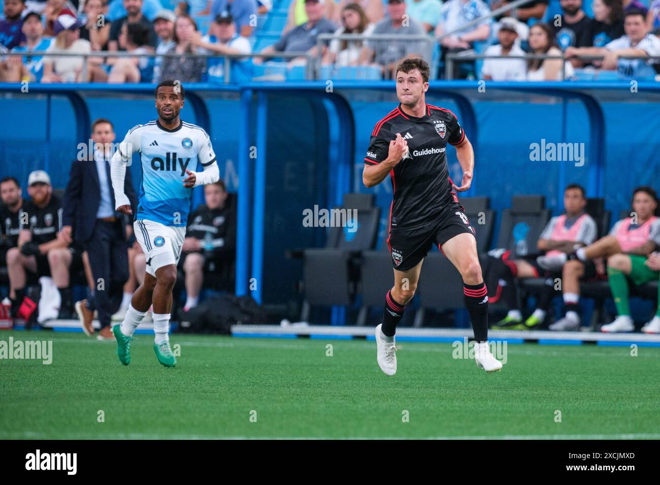 Charlotte, North Carolina, USA. 15th June, 2024. D.C. United forward ...