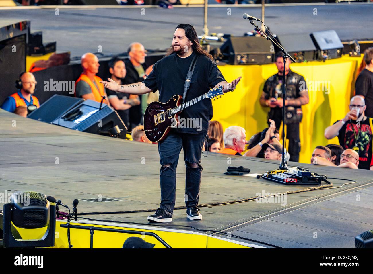 Copenhagen, Denmark. 14th, June 2024. The American rock band Mammoth ...