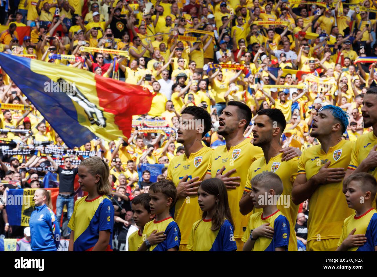 Team of Romania during UEFA Euro 2024 game between national teams of ...