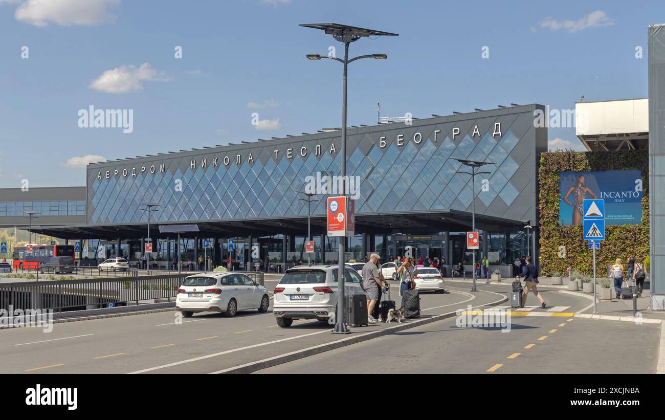 Belgrade, Serbia - May 28, 2024: Nikola Tesla Airport New Building and ...