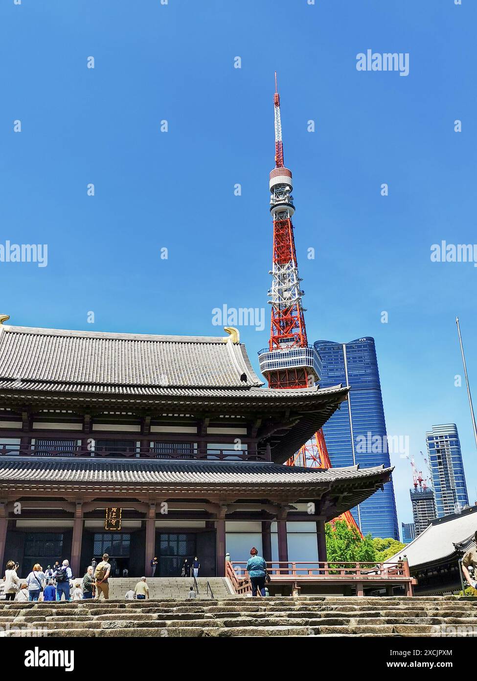 The cemetery behind the Great Hall in Zojoji, where Tokugawa shoguns ...