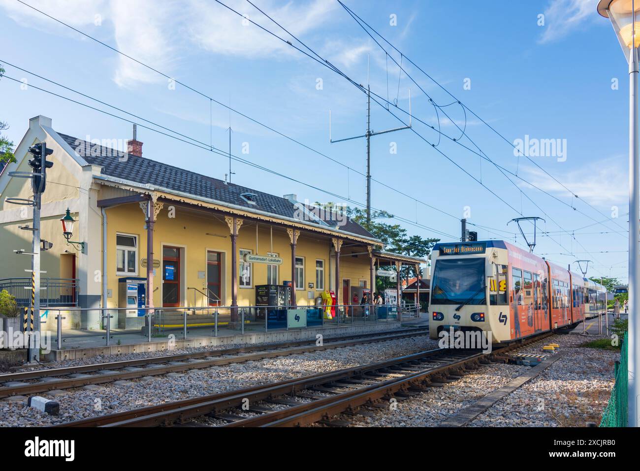 Guntramsdorf: station Guntramsdorf Lokalbahn of Badner Bahn or Wiener ...