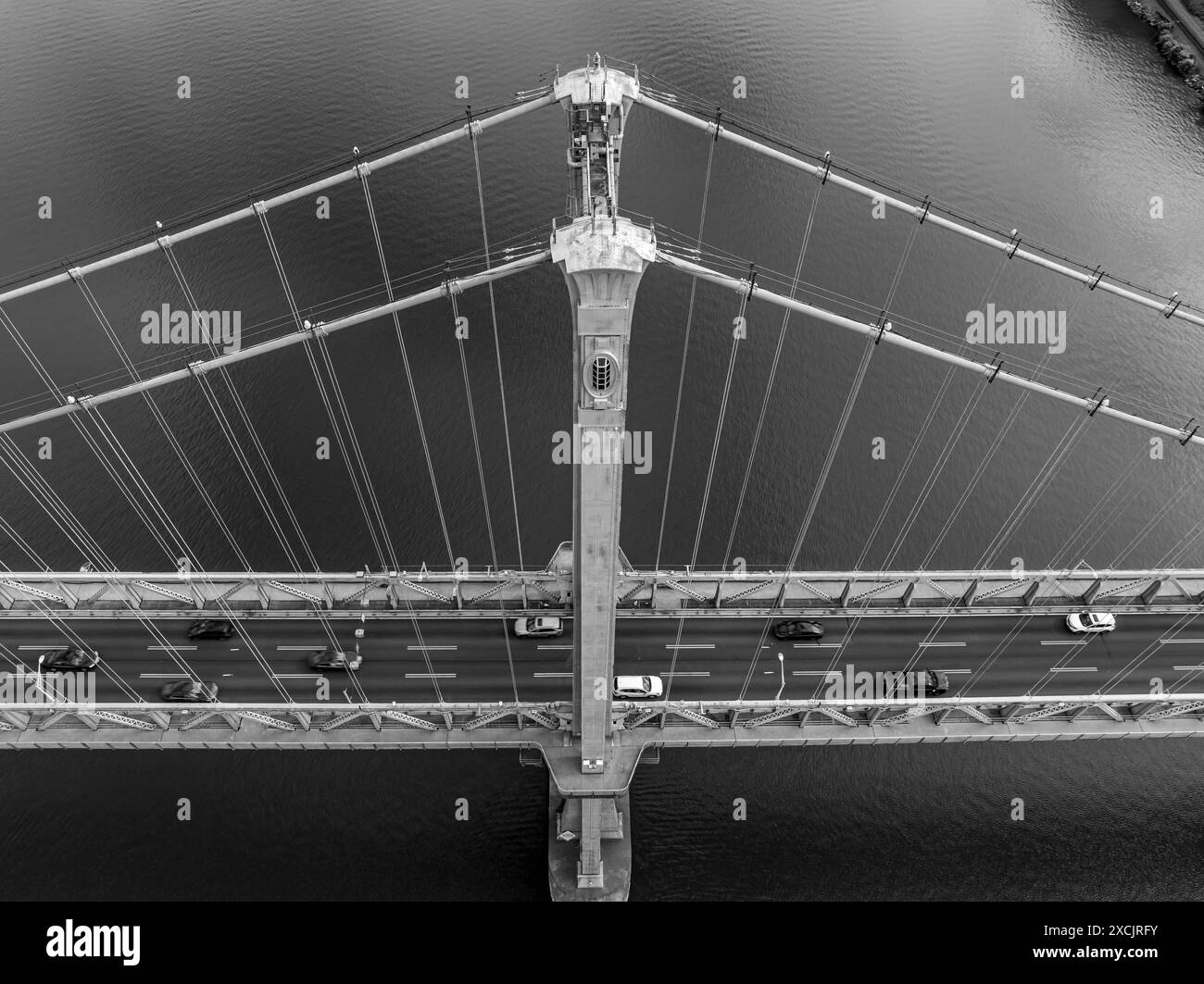 Black and white aerial photo of the Franklin Delano Roosevelt Mid ...