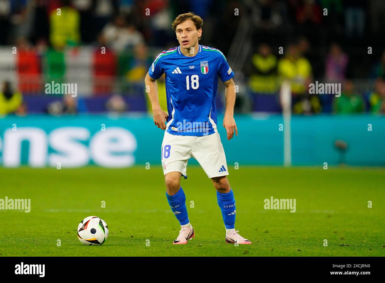 Nicolo Barella of Italy during the UEFA Euro 2024 match between Italy ...