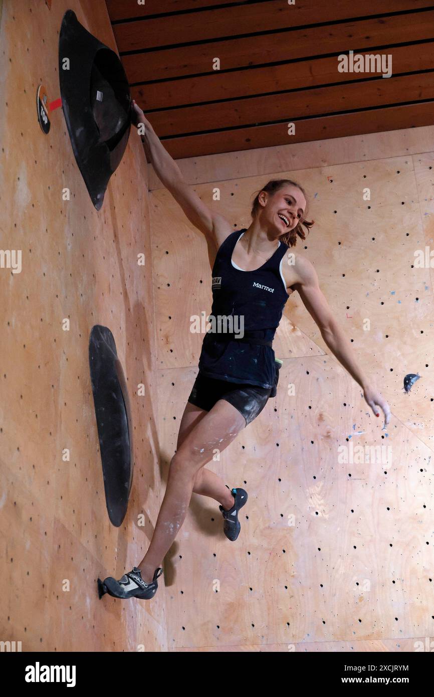 Pfungstadt, 15. 06. 2024 Deutsche Meisterschaften Bouldern Damen Finale ...