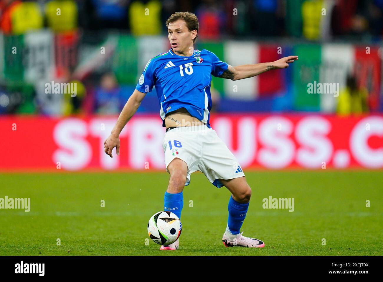 Nicolo Barella of Italy during the UEFA Euro 2024 match between Italy ...